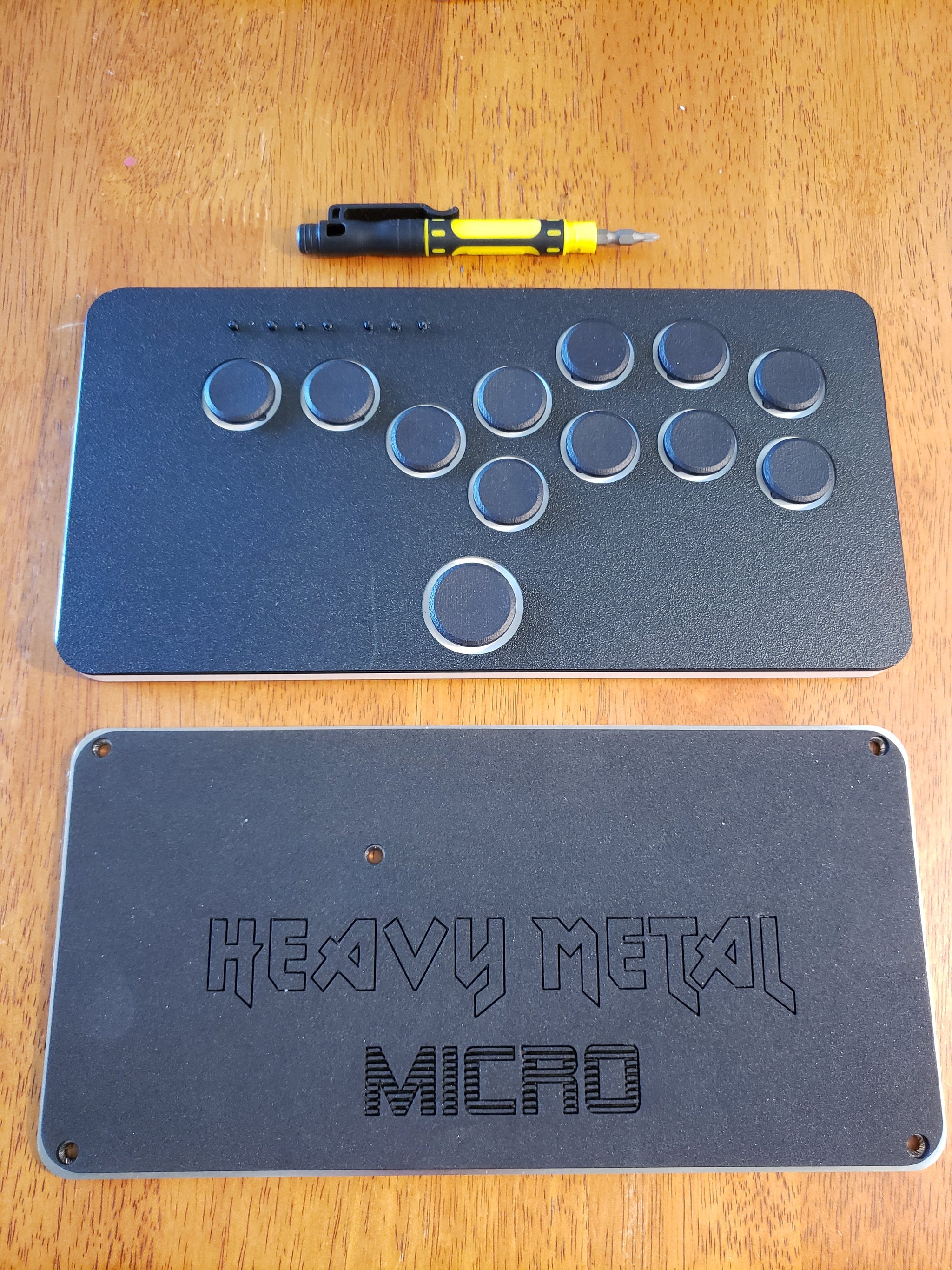 Heavy Metal Plate – Junkfood Custom Arcades