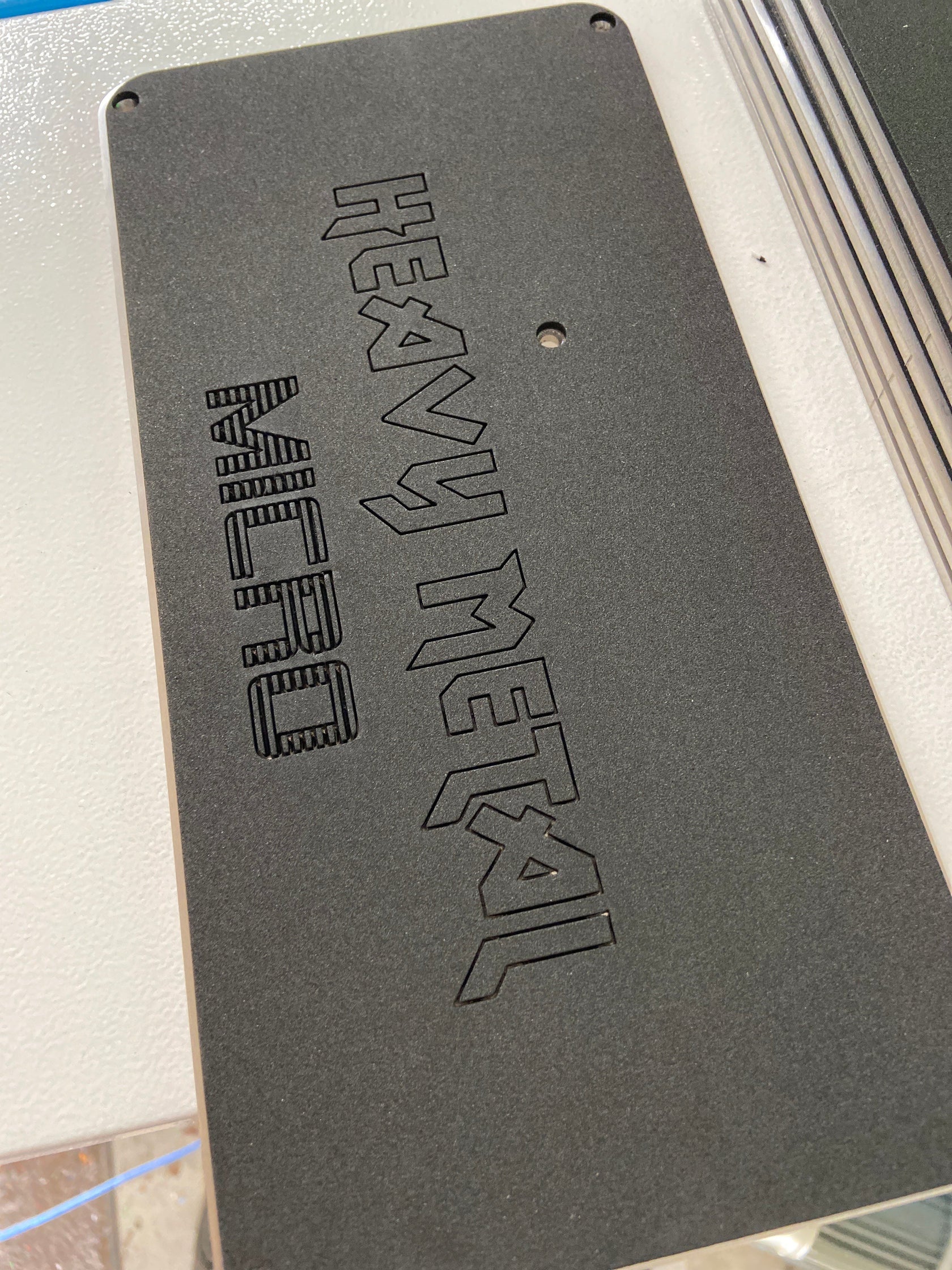 Heavy Metal Plate – Junkfood Custom Arcades