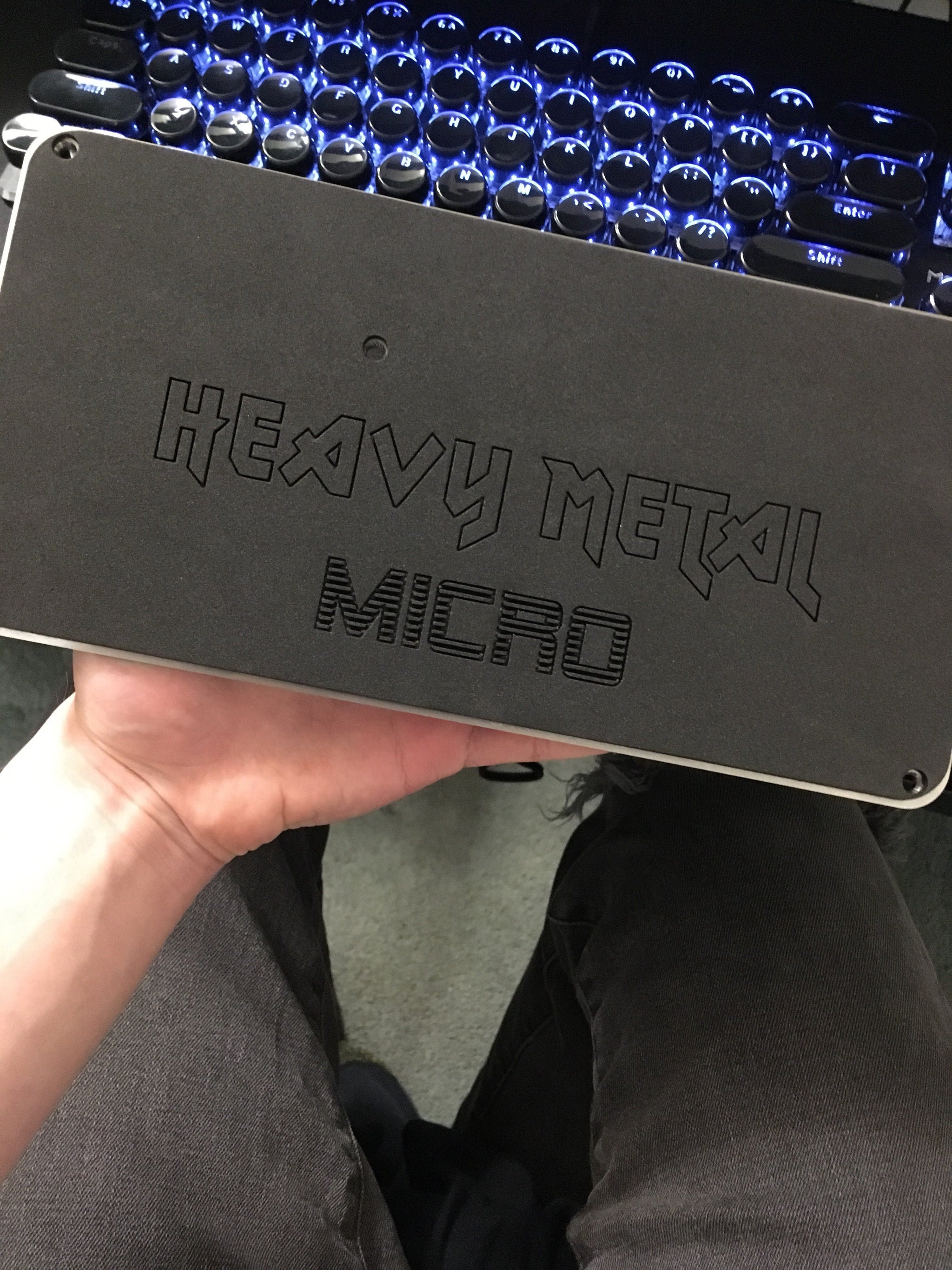 Heavy Metal Plate – Junkfood Custom Arcades